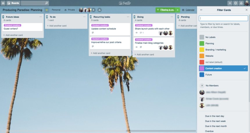 How we use: Trello for to do lists | Producing Paradise
