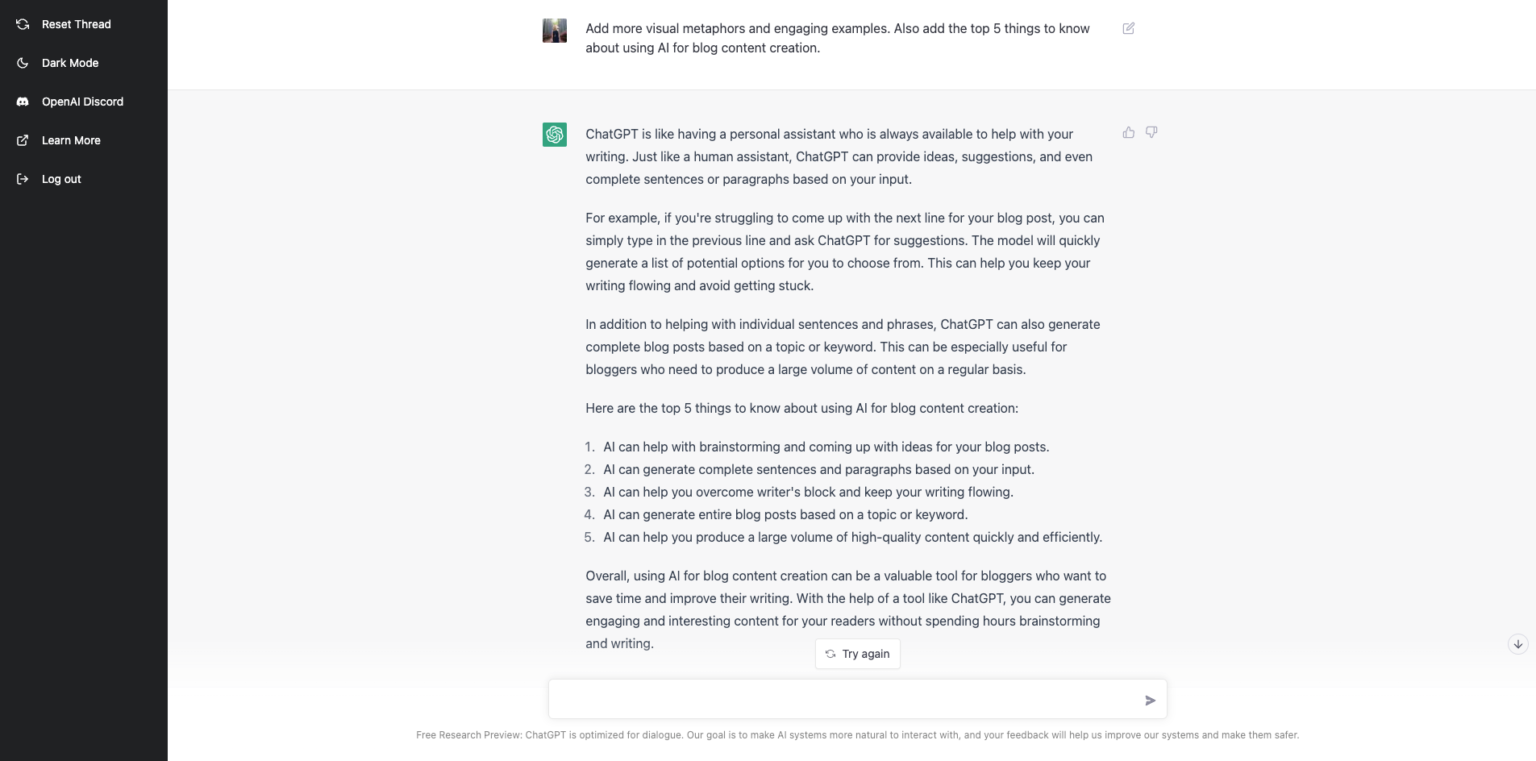 Unlock Your Creativity with ChatGPT: The AI Writing Assistant for Bloggers | Producing Paradise